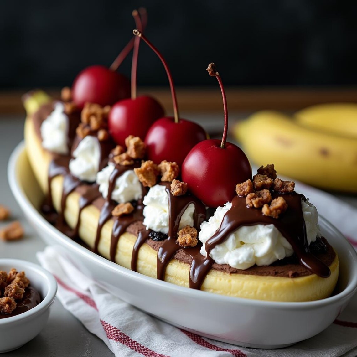 BEST RECIPE for This Epic Banana Split Delight A Classic Ice Cream ...
