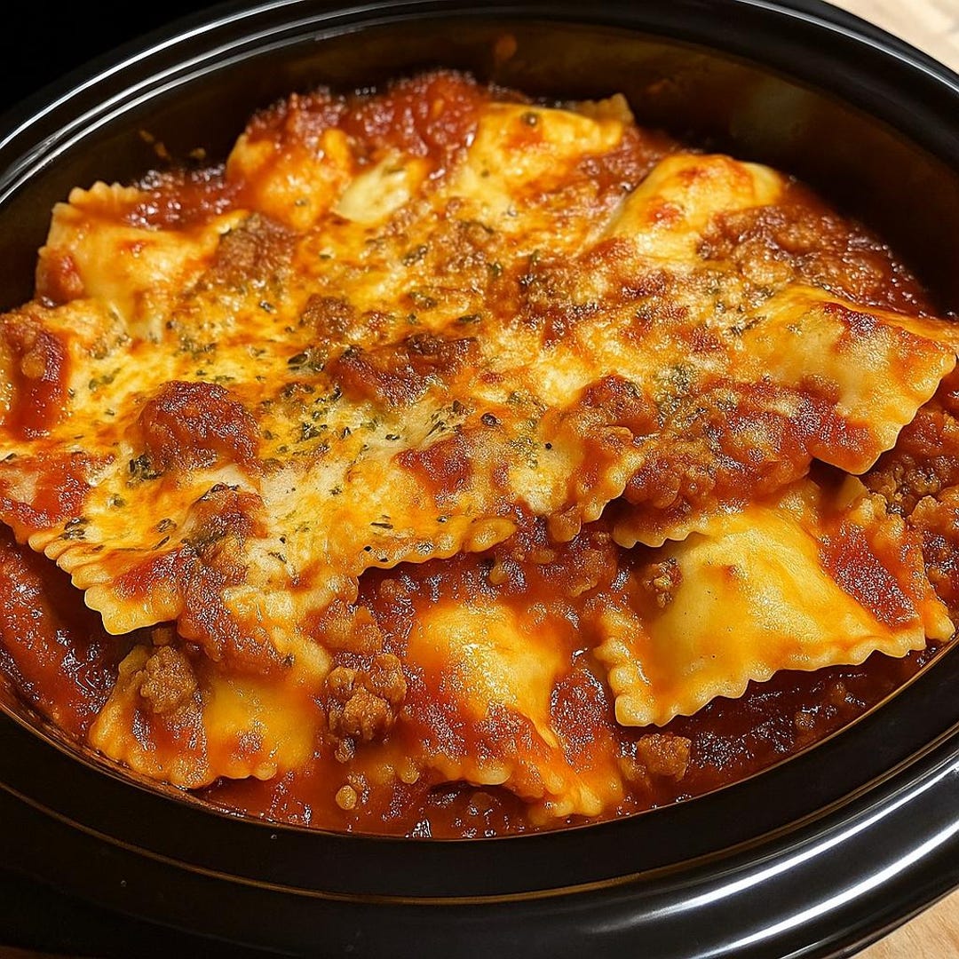 Crockpot Ravioli Lasagna Recipe: Quick Cheesy Dinner (printable PDF Download - Etsy