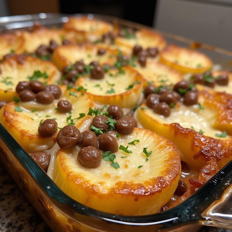 Hamburger Potato Casserole Recipe: Printable Comfort Food (digital ...