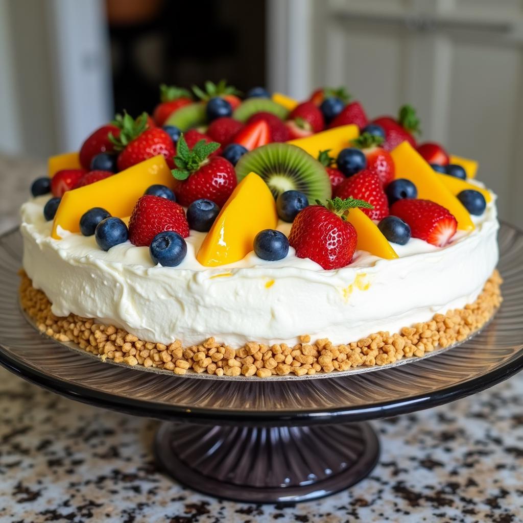 No-bake Fruit Cheesecake Recipe: Quick & Easy Dessert (digital Download ...