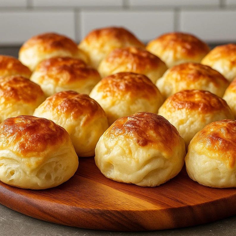 Baked Cheese Rolls Recipe: Homemade Buns, Printable PDF - Etsy