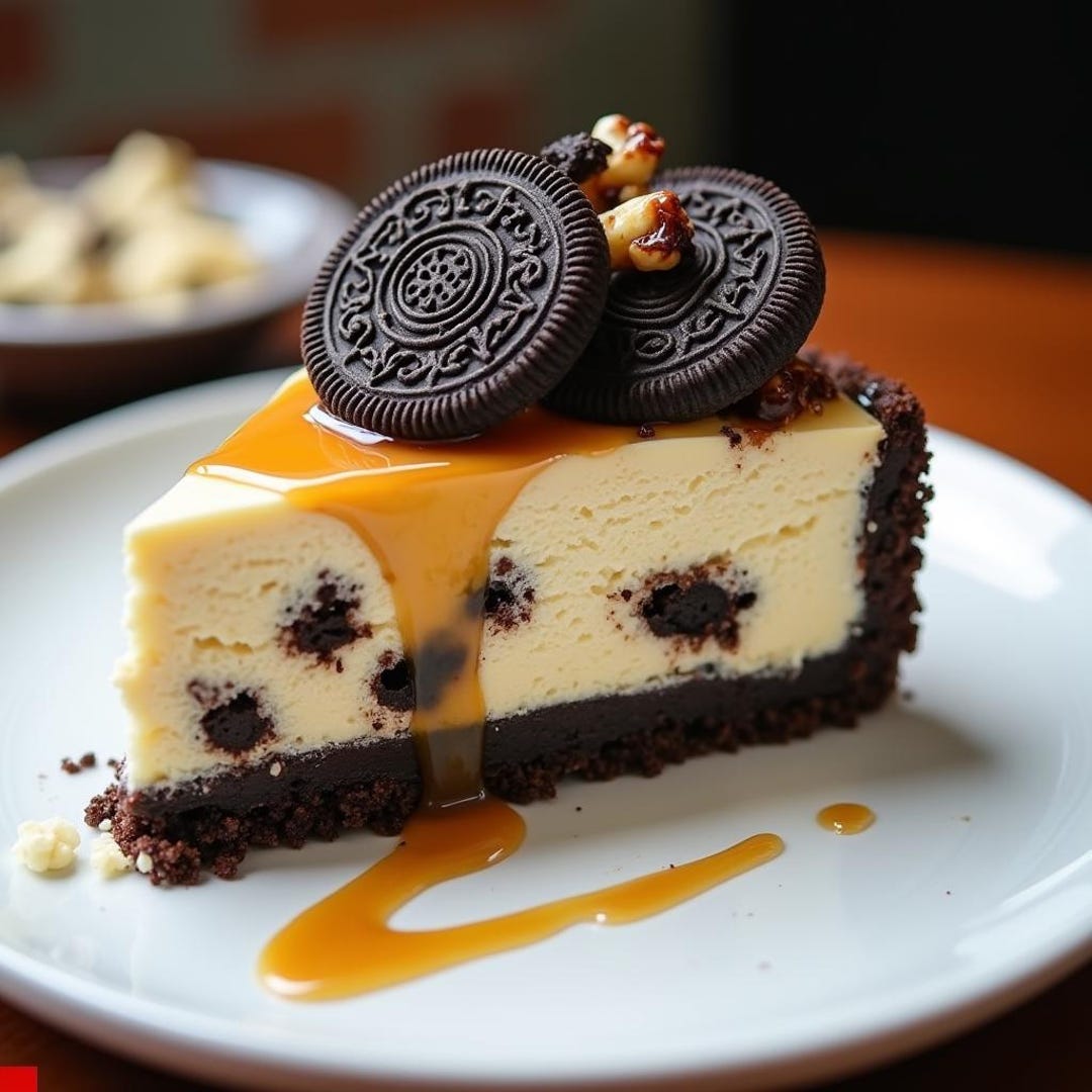 Oreo & Caramel Cheesecake – Rich New York Cheesecake With Crushed Oreos ...