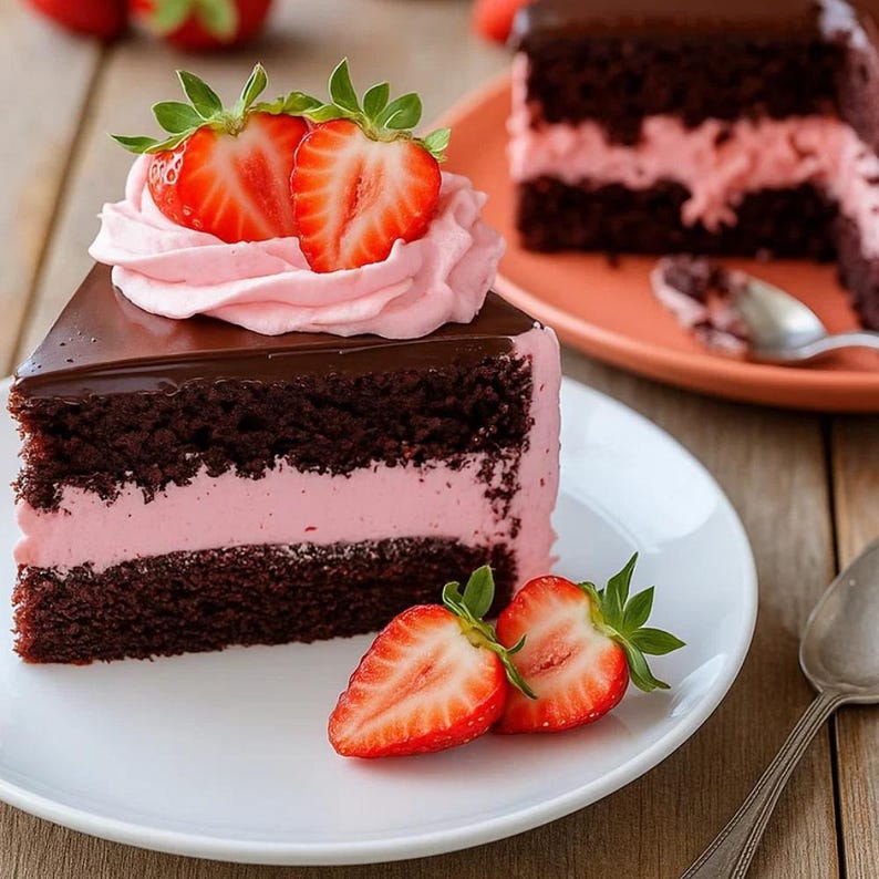 Tri-flavor Symphony Sponge Cake Recipe: Vanilla, Strawberry, Chocolate ...