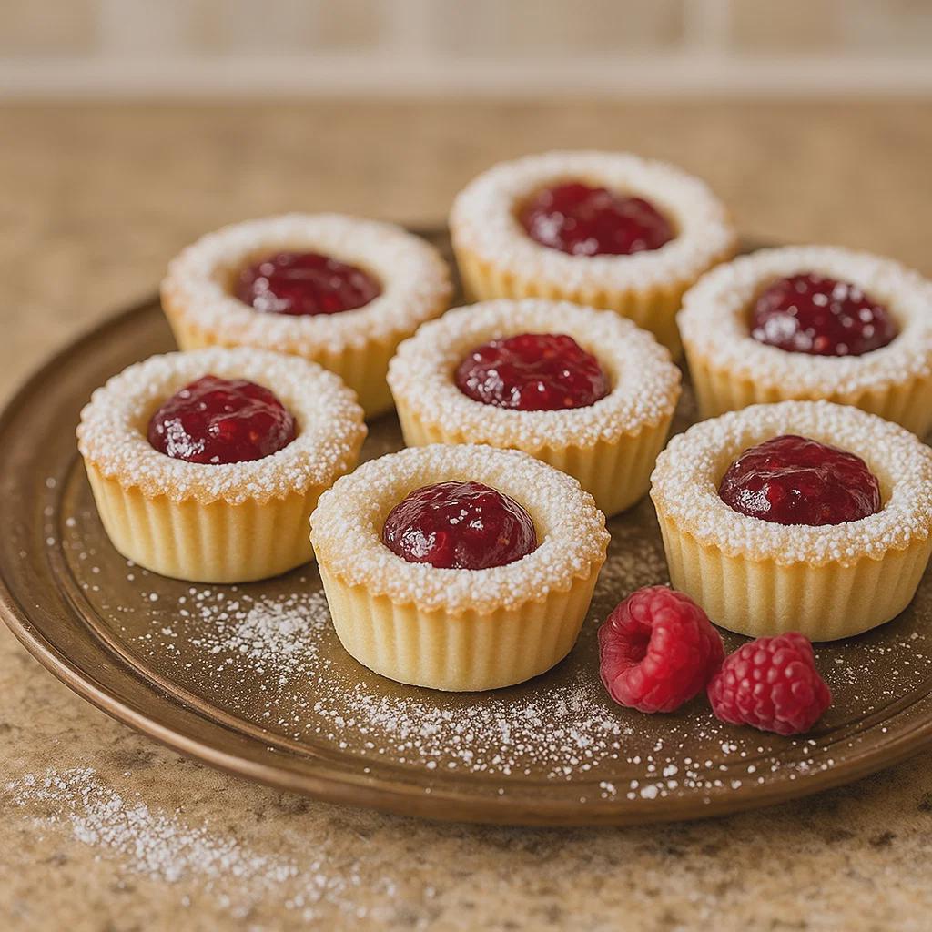 Mini Raspberry Almond Tart Recipe: Elegant Cookie Tartlets (digital PDF ...