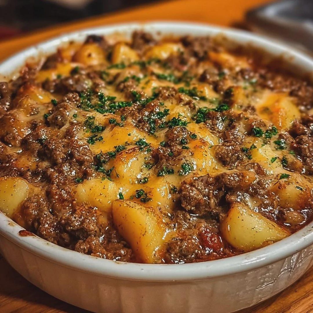 Ground Beef Casserole Recipe: Creamy, Cheesy Comfort Food Bake (digital ...