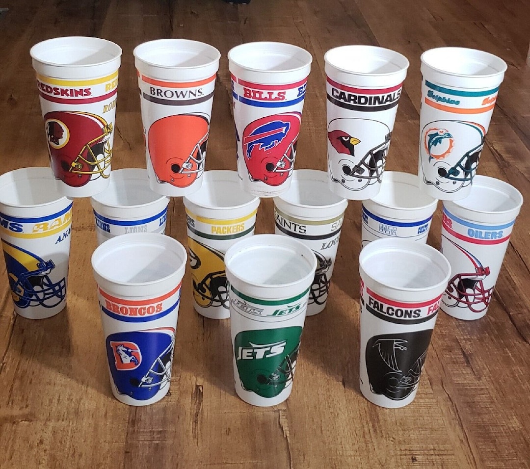 Vintage-14 NFL Teams Stadium Souvenir 16 OZ Icee Coca Cola - Etsy