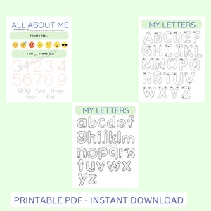 Preschool Morning Menu, Homeschool Preschool, Preschool Worksheets ...