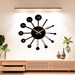 Modern Star Shaped Metal Wall Clock , Perfect for Living Room, Bedroom ...