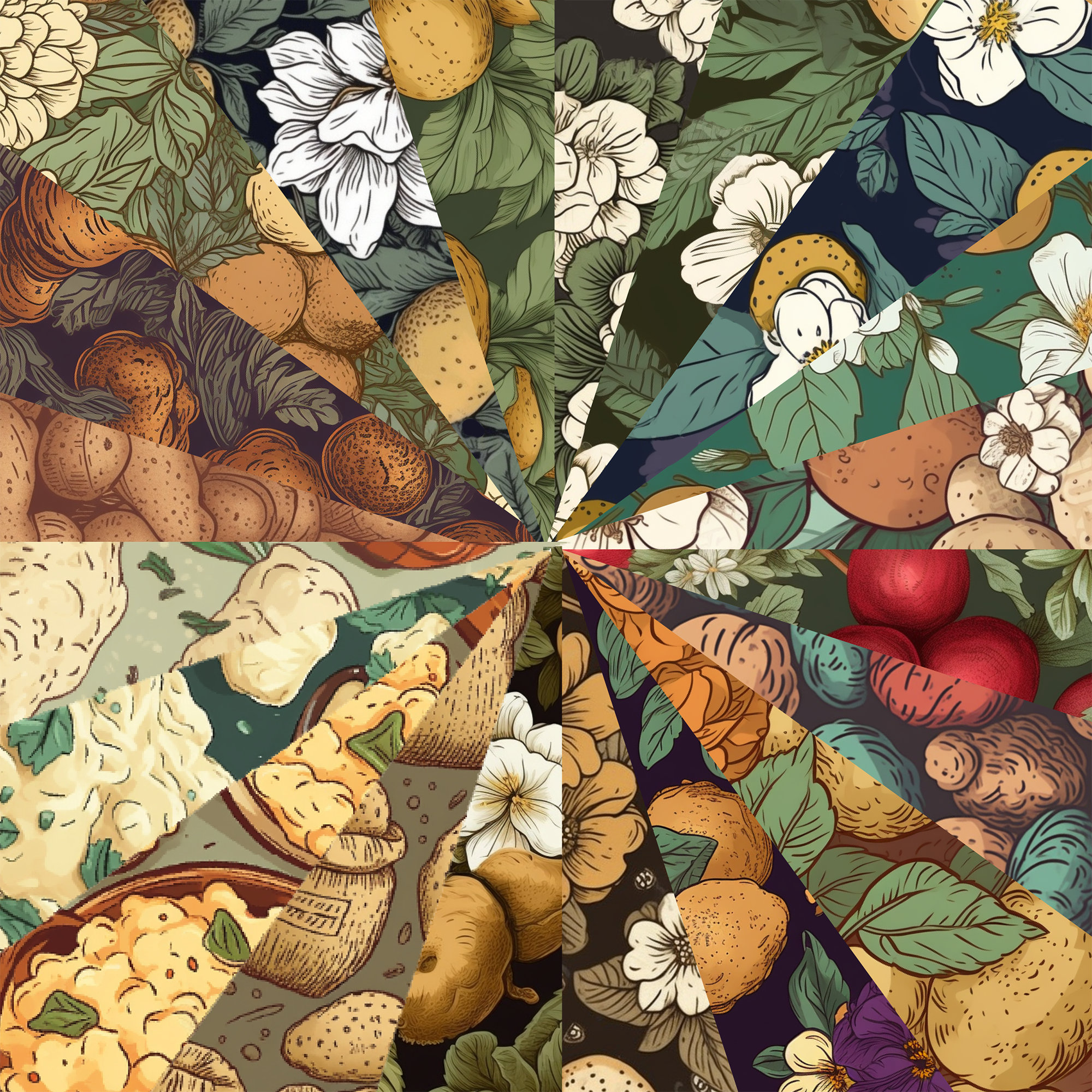 Potato Paper Collection - 25 Fun Digital Designs for Scrapbooking! - Etsy