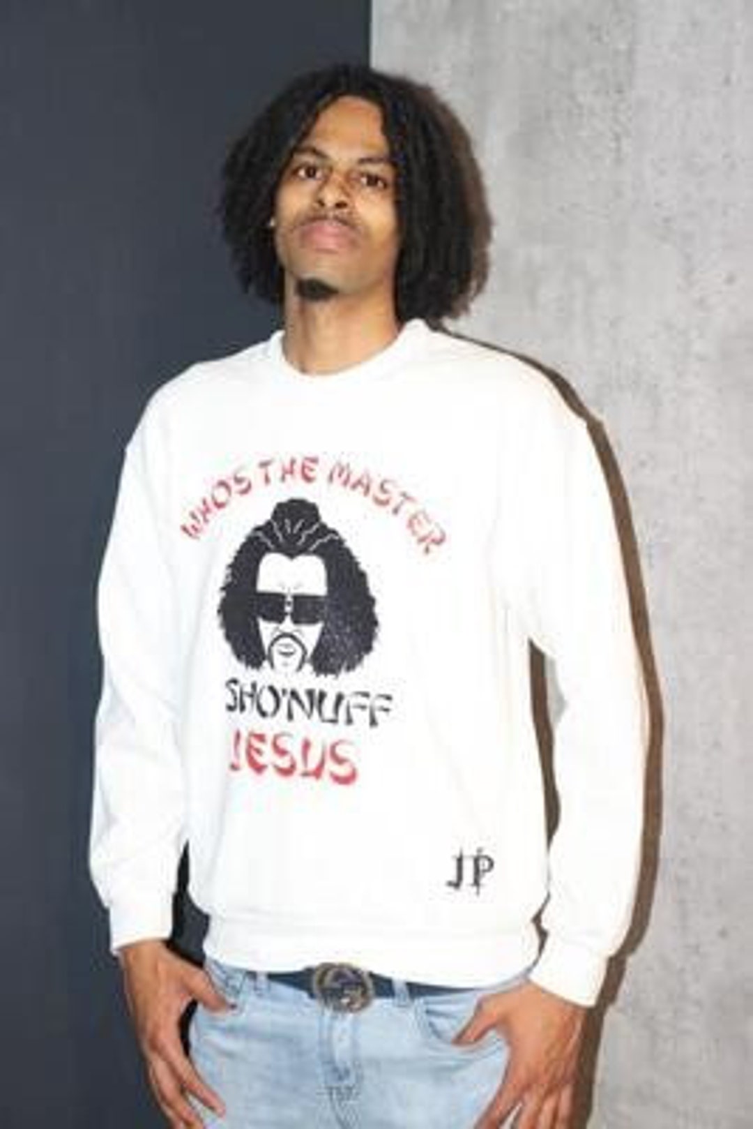 Who's the MASTER Sho Nuff Jesus Crew Neck - Etsy