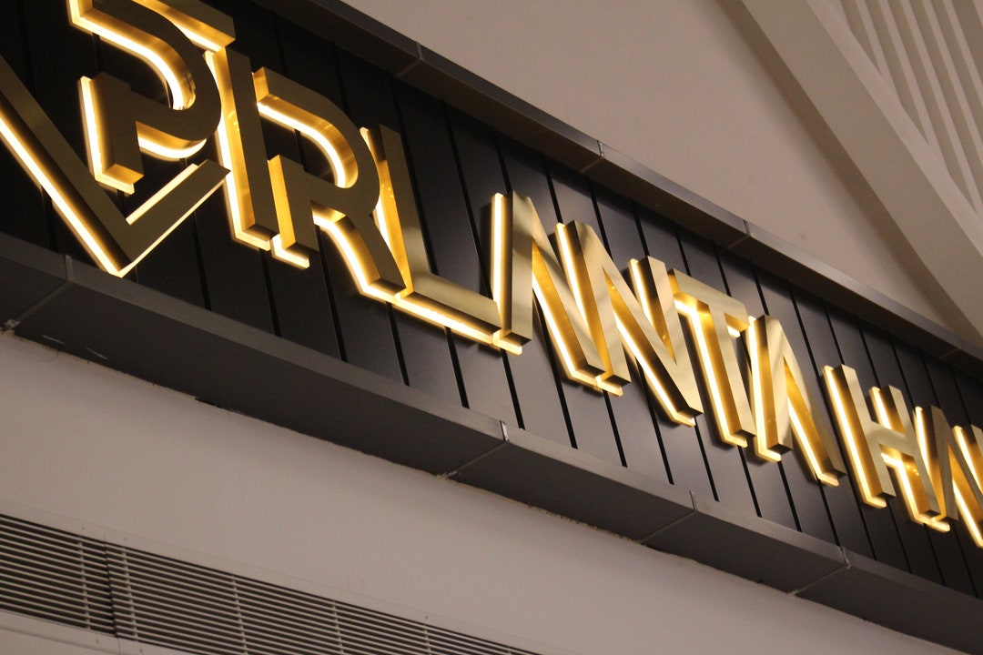 Metal Signage, Custom Metal Signage,custom Logo Sign, Laser Cut Logo ...