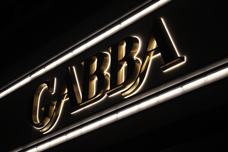 Light Sign,business Custom Led Sign,backlit Stainless Steel Sign, 3d ...