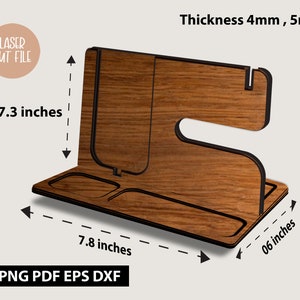 Docking Station Svg File, Docking Station Laser Cut File, Docking ...