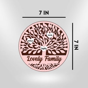 Family Tree Laser Cut Svg Files, Family Tree Branch, SVG Family Tree ...