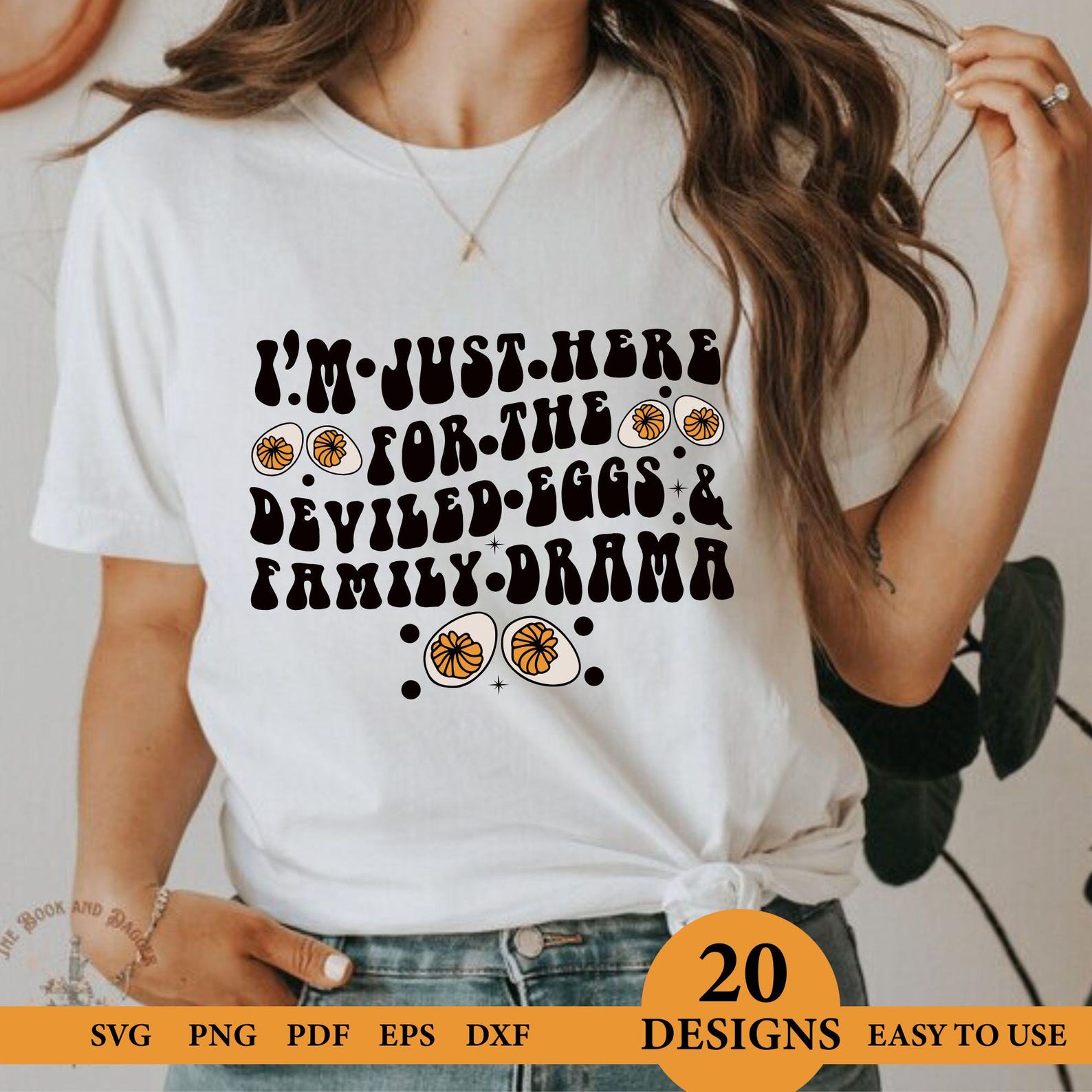 Deviled Eggs SVG Bundle, I'm Just Here for the Deviled Egg & Family ...