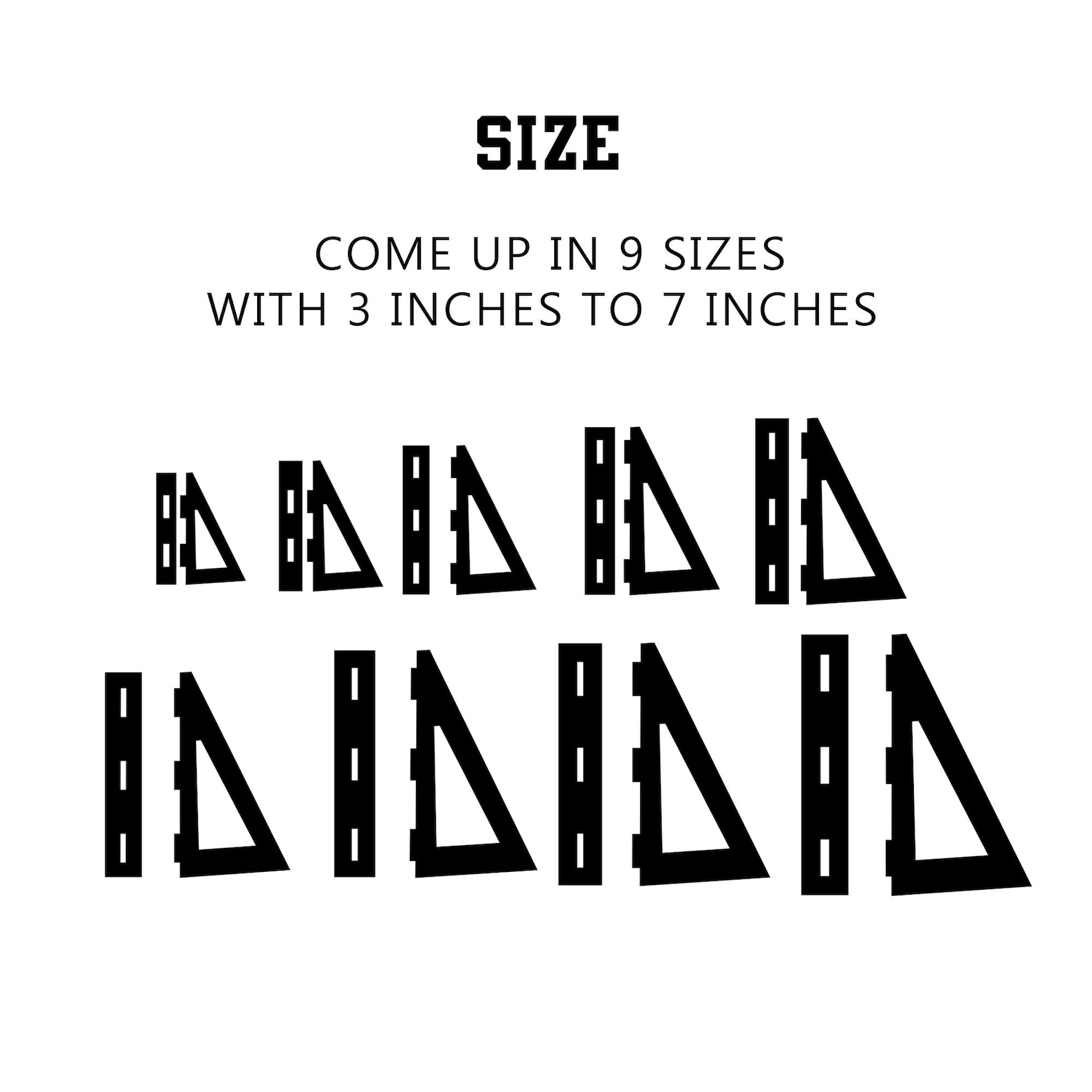 9 Triangle Easel Stand Back, Picture Frame Stand, Laser Cutting, Shelf ...