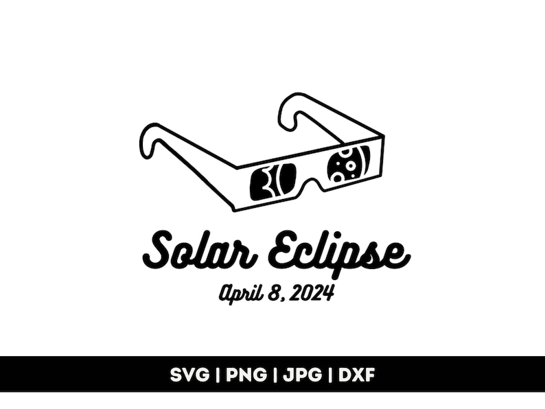 Total Solar Eclipse Svg, Jpg, Png, Dxf, Files Perfect for Shirts and ...
