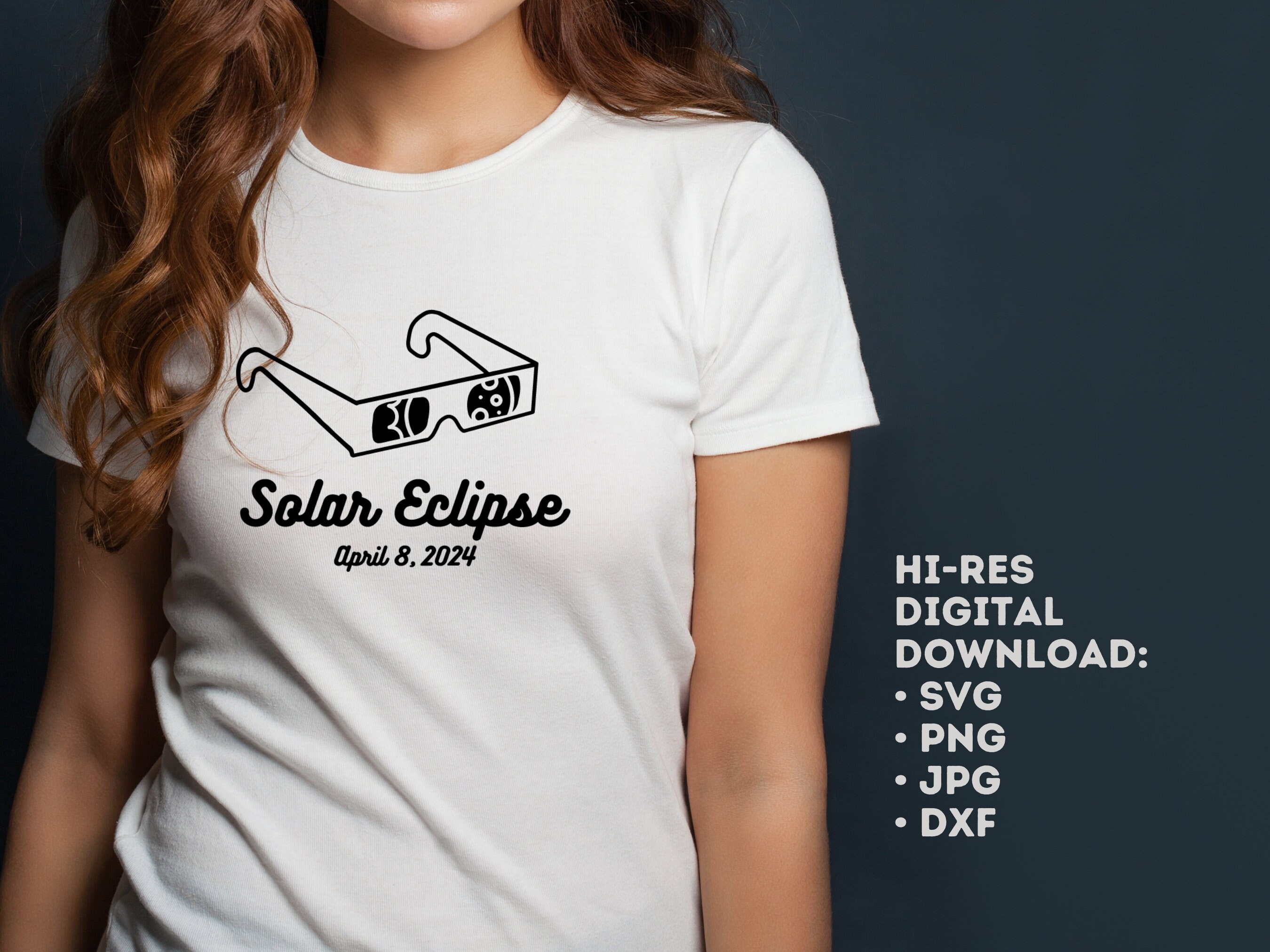 Total Solar Eclipse Svg, Jpg, Png, Dxf, Files Perfect for Shirts and ...