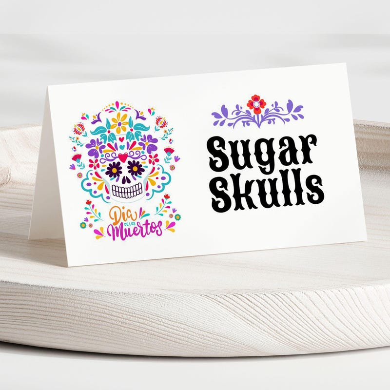 Halloween Place Card - Etsy