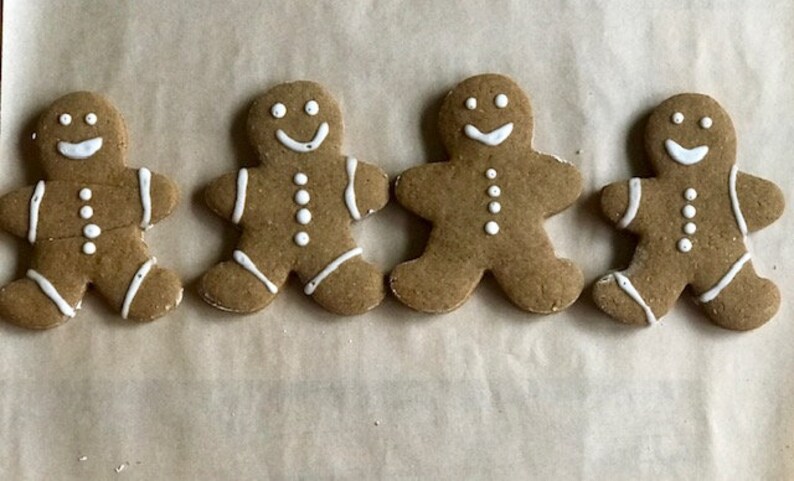 Gingerbread Cookies Gingerbread Men Holiday Christmas Cookies Dozen - Etsy