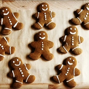 Gingerbread Cookies Gingerbread Men Holiday Christmas Cookies Dozen - Etsy