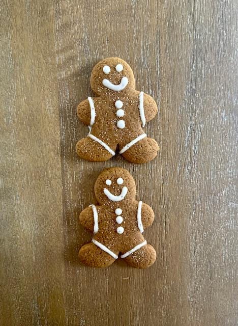 Gingerbread Cookies Gingerbread Men Holiday Christmas Cookies Dozen - Etsy