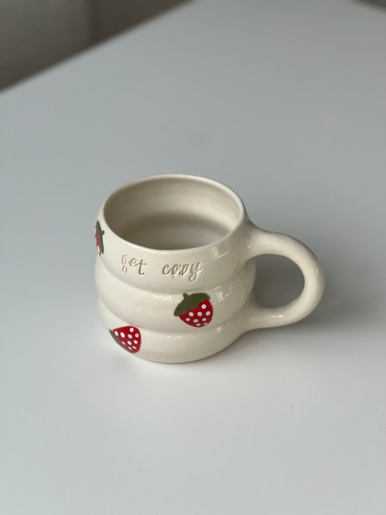 Custom Strawberry Bubble Mug - Make Your Own | Fruity Design Painted ...