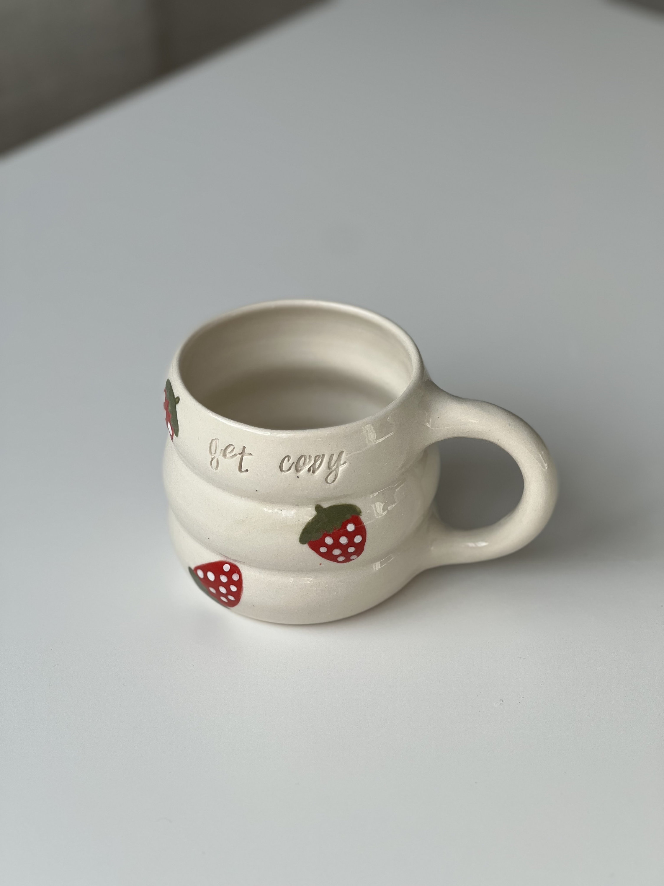 Custom Strawberry Bubble Mug - Make Your Own | Fruity Design Painted ...