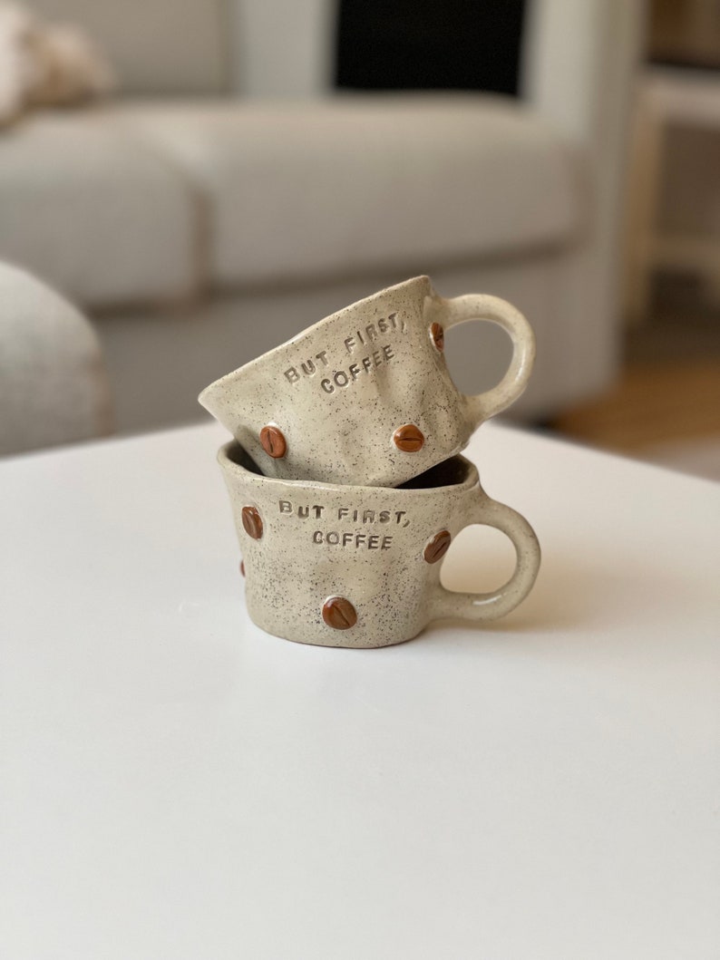 Personalised Coffee Mug Write Whatever You Want Handmade Ceramic Cup ...