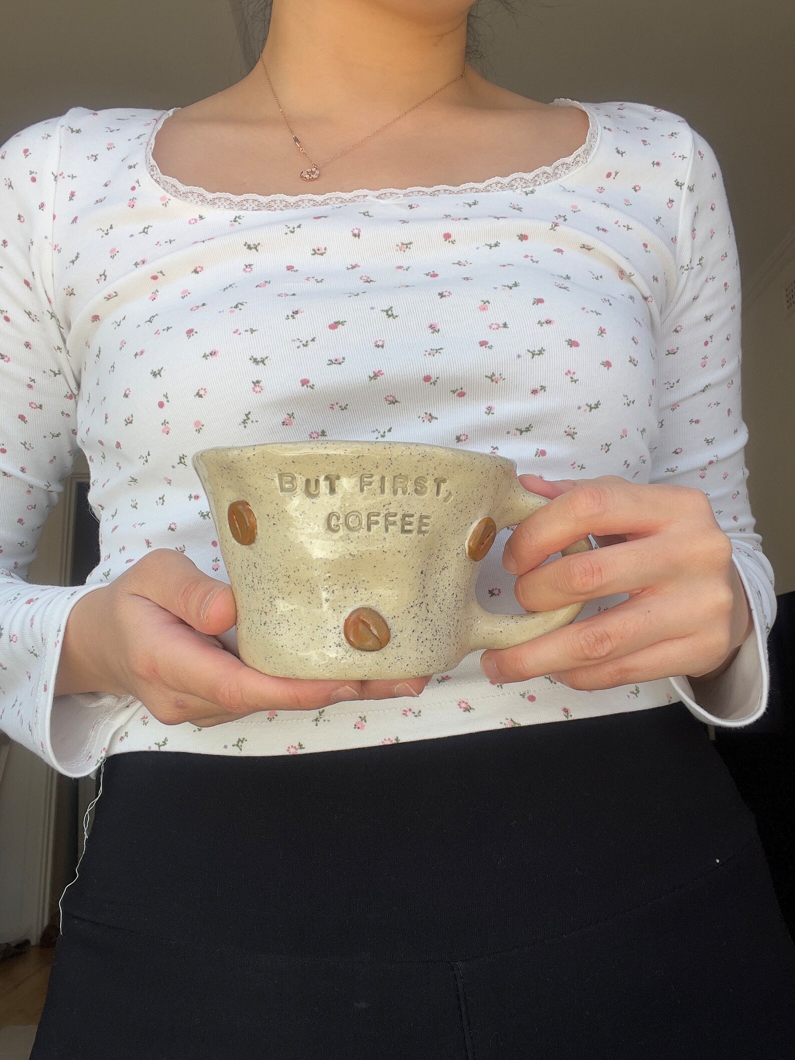 Personalised Coffee Mug Write Whatever You Want Handmade Ceramic Cup ...