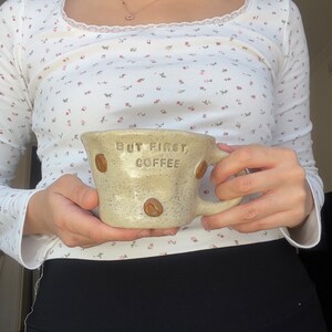 Personalised Coffee Mug Write Whatever You Want Handmade Ceramic Cup ...
