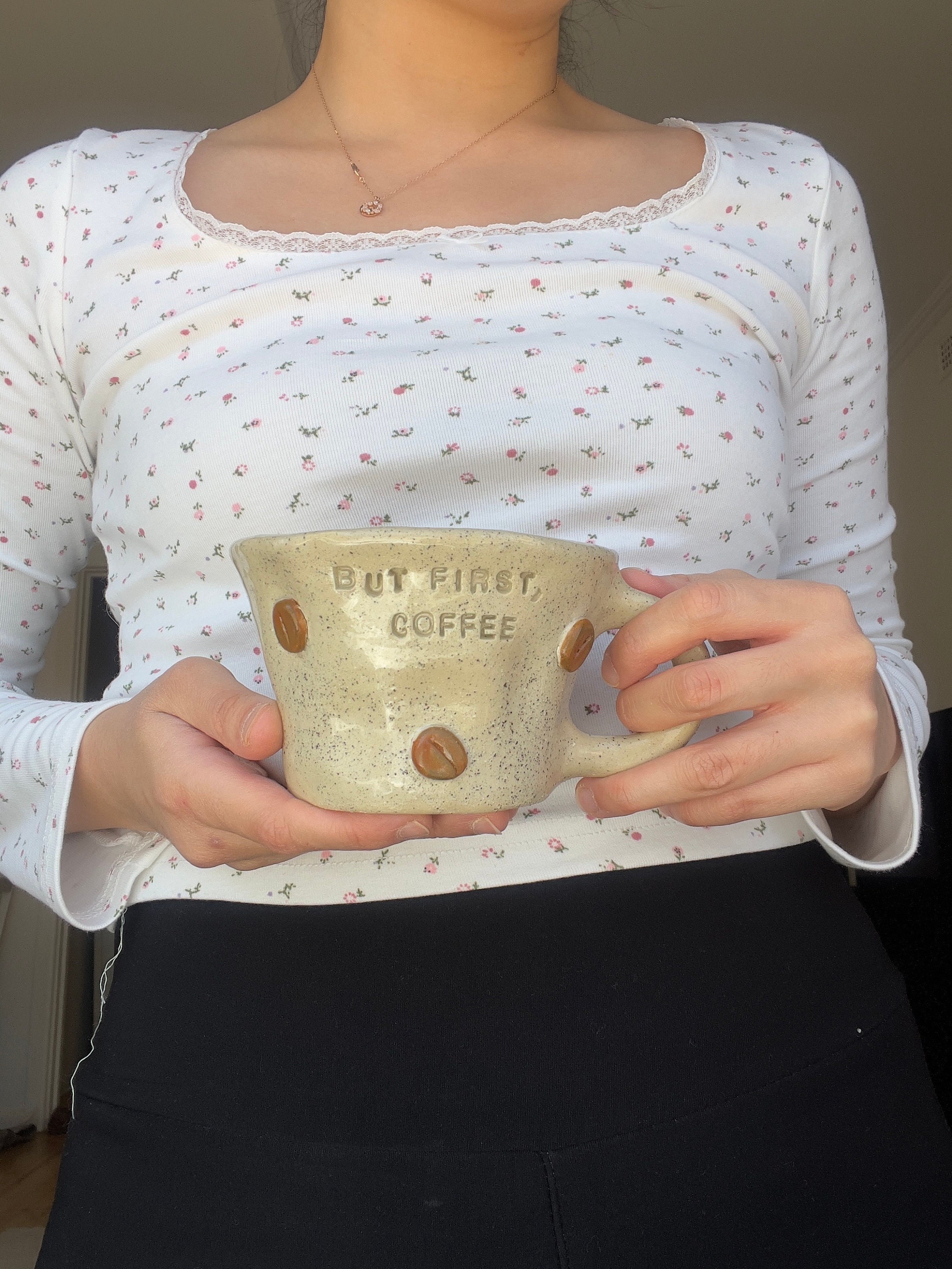 Personalised Coffee Mug Write Whatever You Want Handmade Ceramic Cup ...
