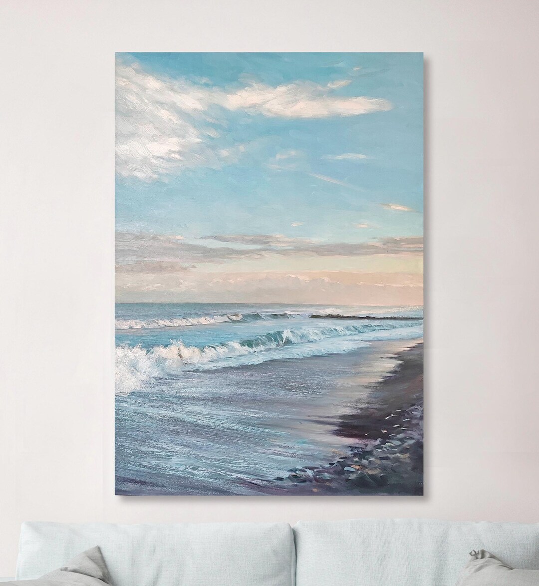 Print Seascape | Sea Poster | Seascape Wall Art | Blue Sea Printable ...