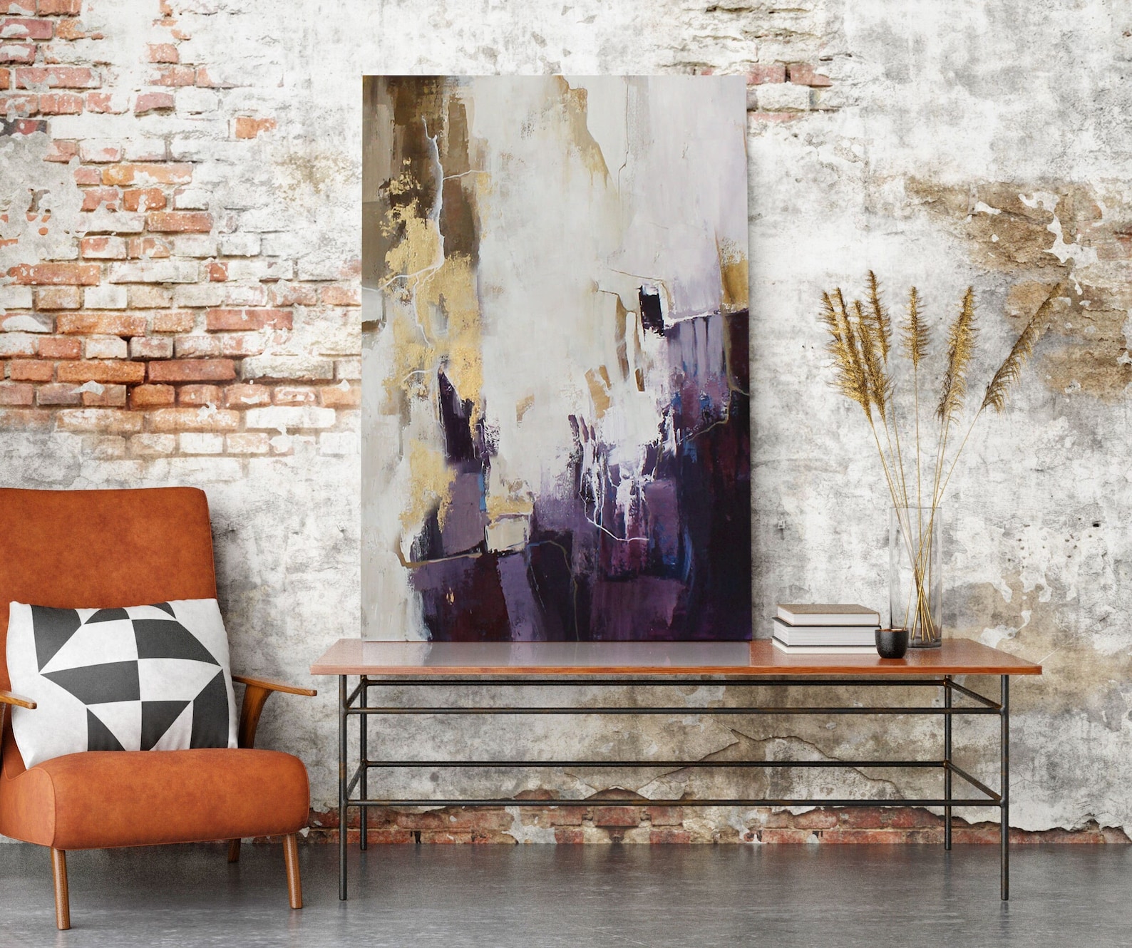 Wall Art Purple | Abstract Purple Print | Purple Abstract Wall Art ...