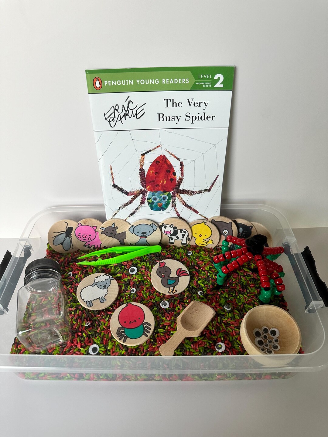 The Very Busy Spider Sensory Box - Etsy