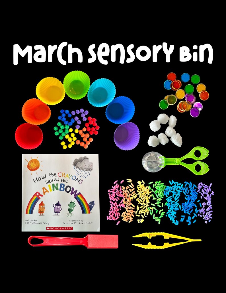 Rainbow Sensory Box - Etsy