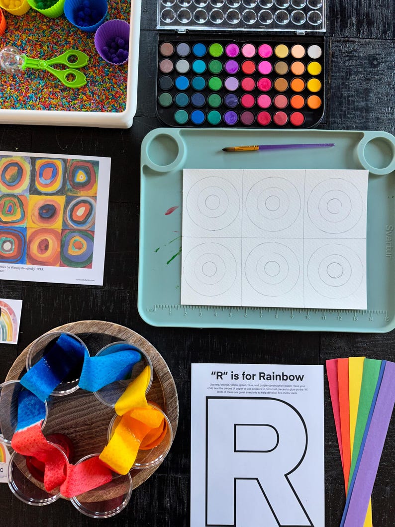 Rainbow Learning Unit for Preschoolers – Downloadable Curriculum - Etsy