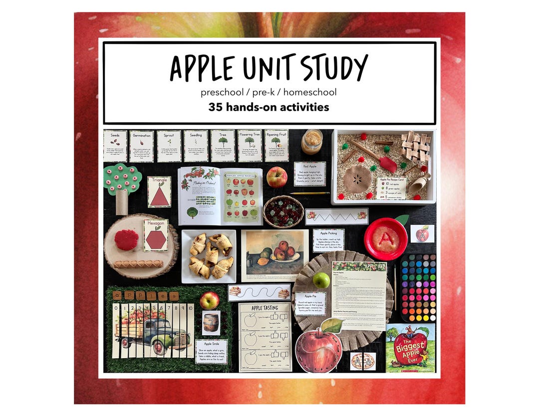 Apple Unit Study - Etsy