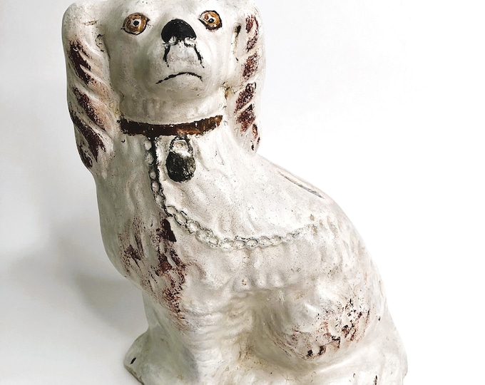 Antique Staffordshire Dog Money Bank, Very Rare, Victorian Era 1850 ...