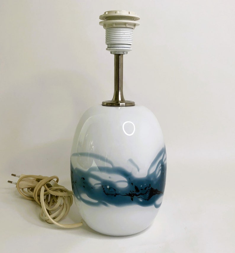 Holmegaard Glass Table Lamp Base, Sakura Design by Michael Bang ...