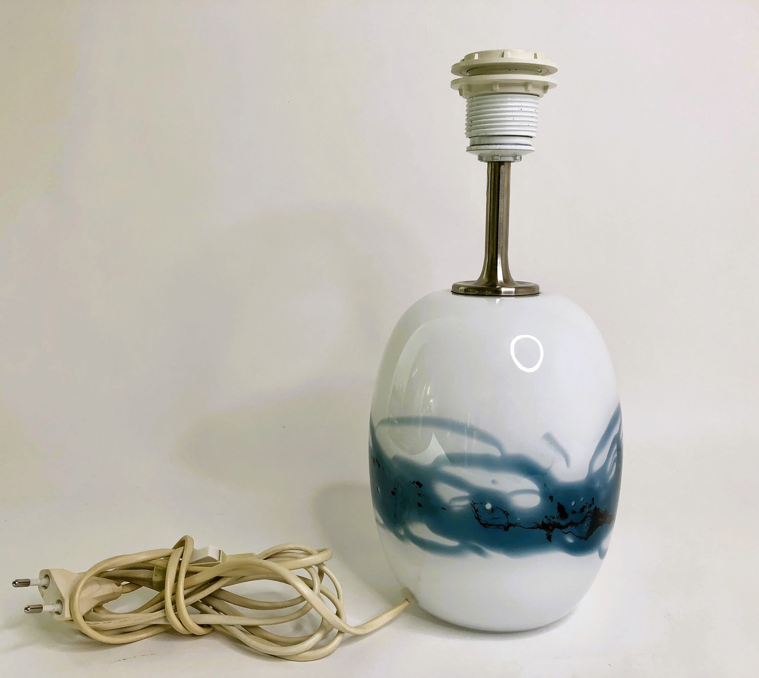 Holmegaard Glass Table Lamp Base, Sakura Design by Michael Bang ...