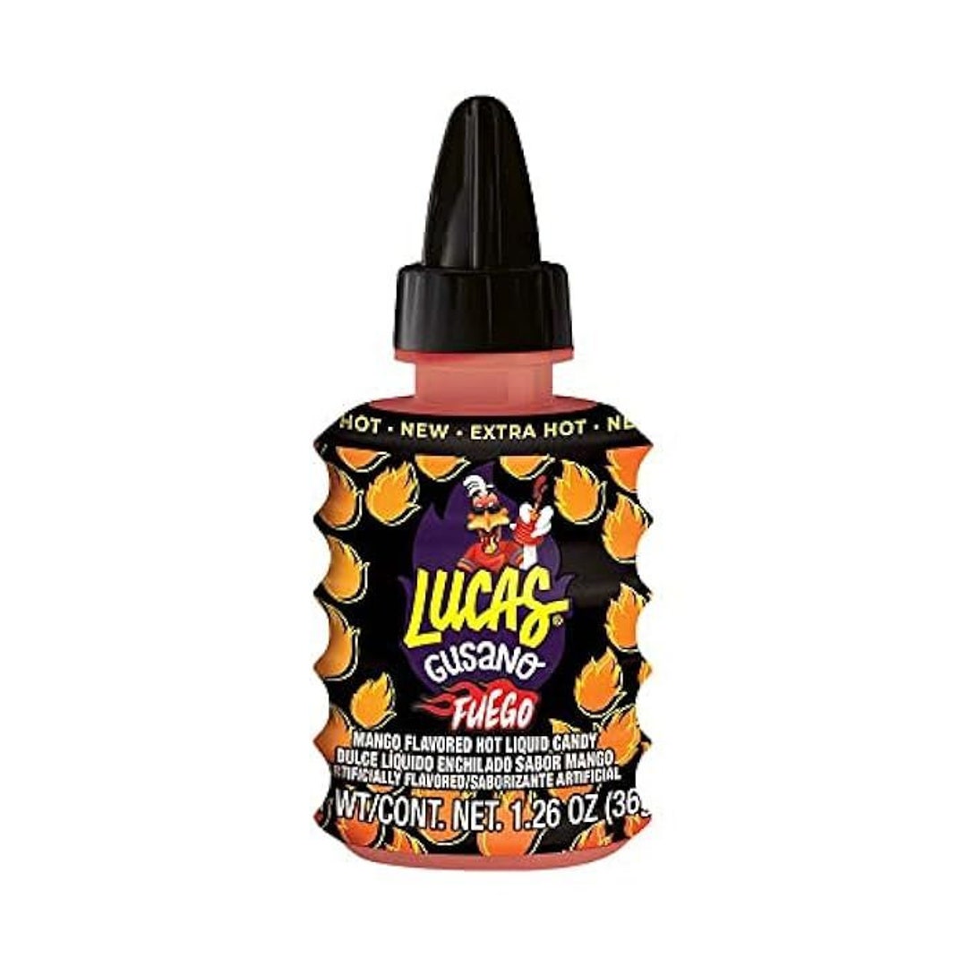 Lucas Gusano Chamoy Fuego Soft Candy - Etsy UK