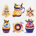 Watercolor Christmas Sweets Clipart Bundle: Candy, Cookies (PNG ...