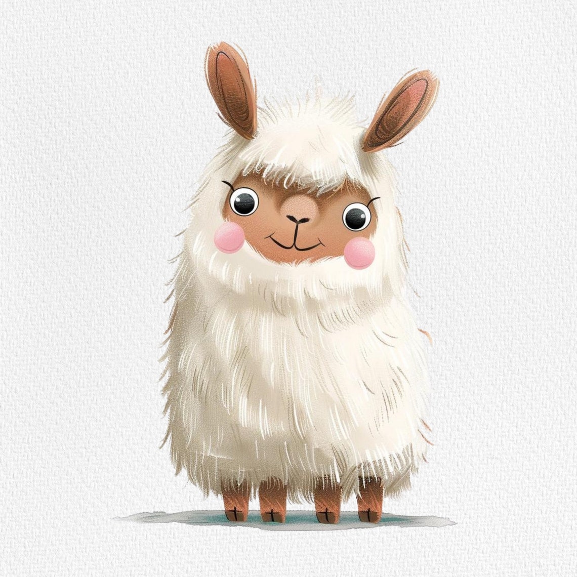 Llama Clipart, Llama Clipart Bundle, Cute Alpaca Clipart, Llama ...