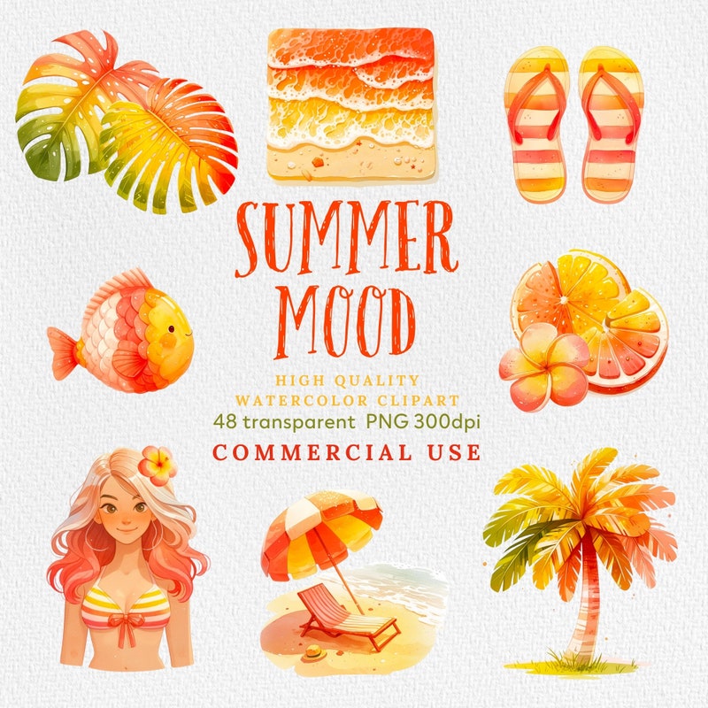 Vacation Clipart - Etsy