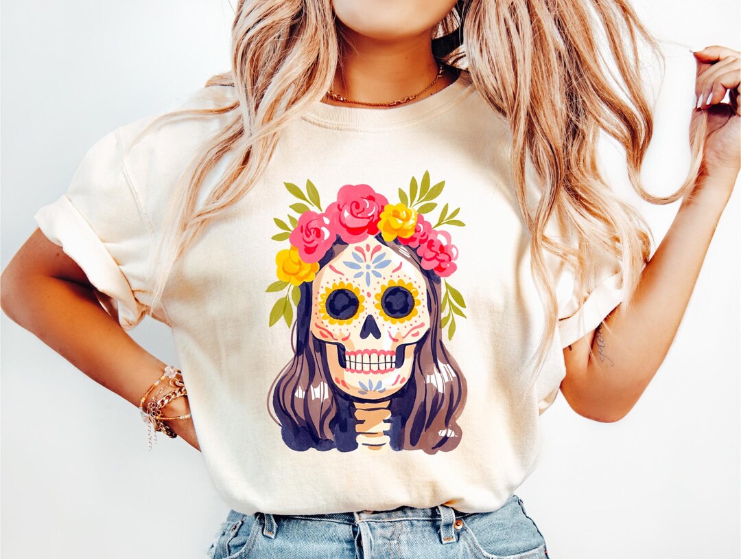 Día De Los Muertos La Catrina Chicana Halloween Chibi Style Latina ...