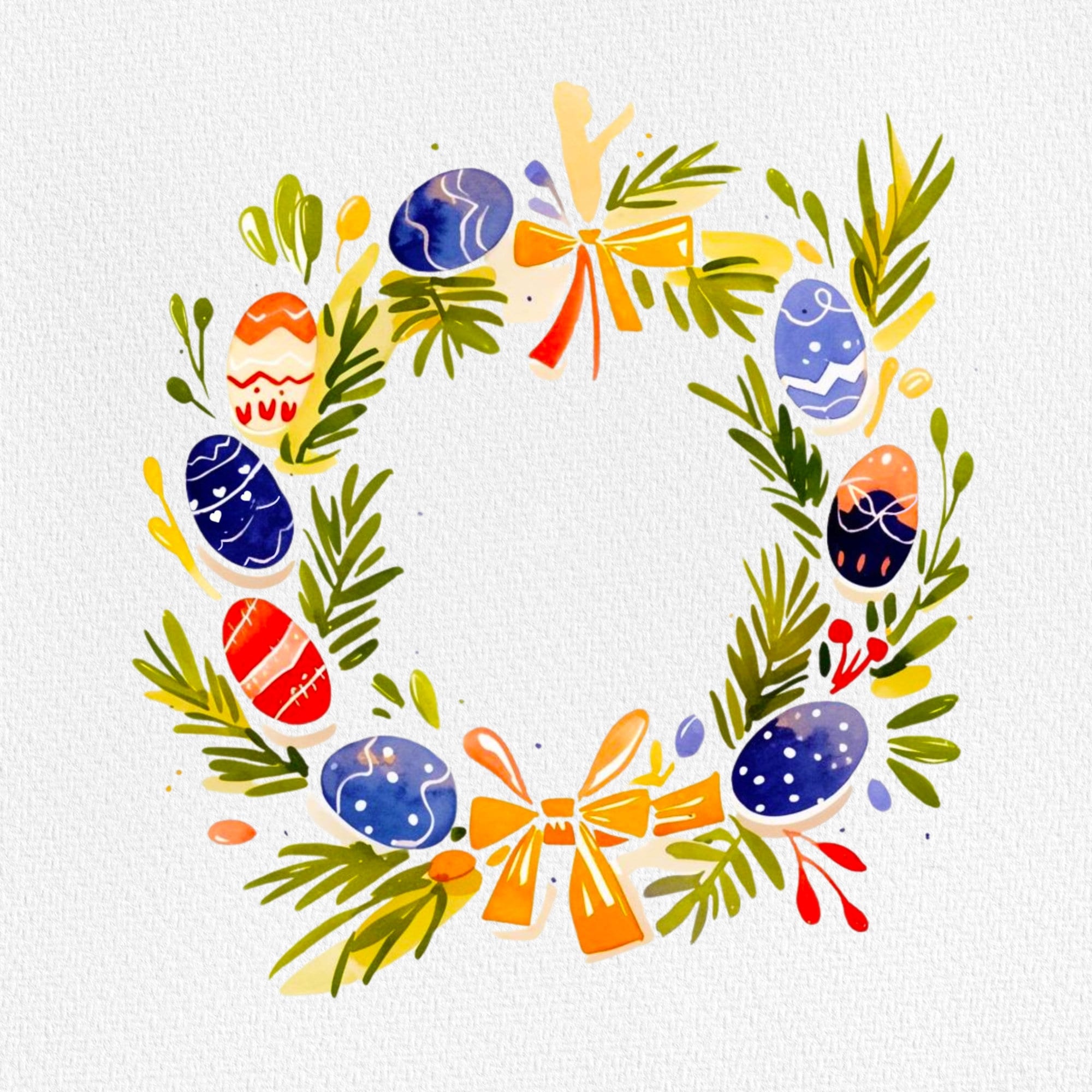 Watercolor Easter Clipart Pastel Colors Spring Bunny Clipart Set for ...