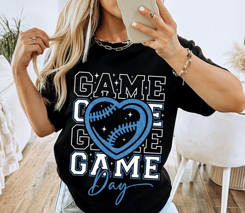 Game Day Baseball SVG PNG, Faux Yarn Baseball Svg Png, Crochet Baseball ...