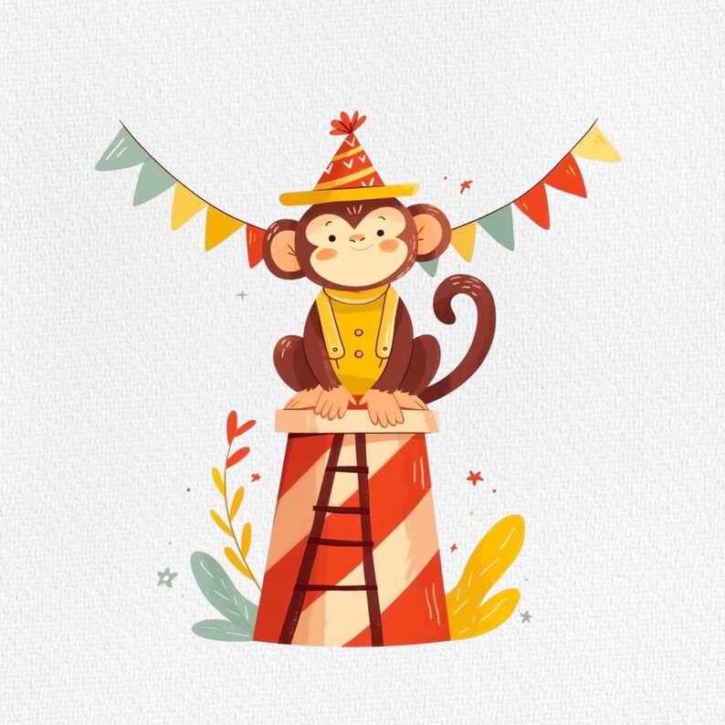 Watercolor Circus Clipart, Circus Printable , Circus PNG, Carnival Clip ...