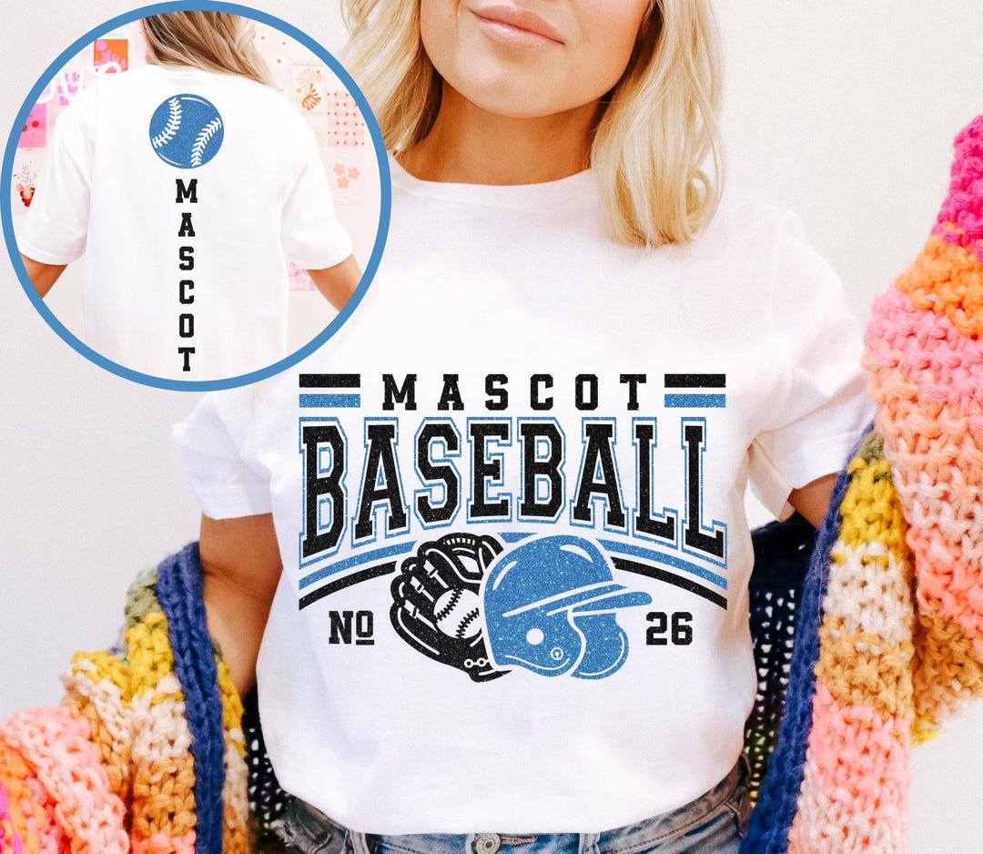 Baseball SVG PNG, Baseball Mascot Svg, Baseball Team Template, Mascot ...